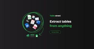 Tablextract - Our AI powered table extraction works with PDF | Steemhunt